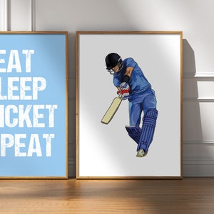 Cricket Posters, Set of 3 Cricket Prints, Cricket Wall Art, Cricket ...