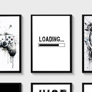 Gaming Prints, Gamer Poster, Gaming Decor, Gaming Gift, Games Room Wall ...