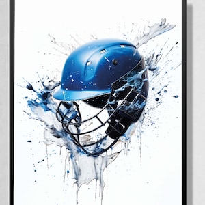 Set of 3 Cricket Wall Art, Cricket Prints, Cricket Graffiti Art, A3 ...