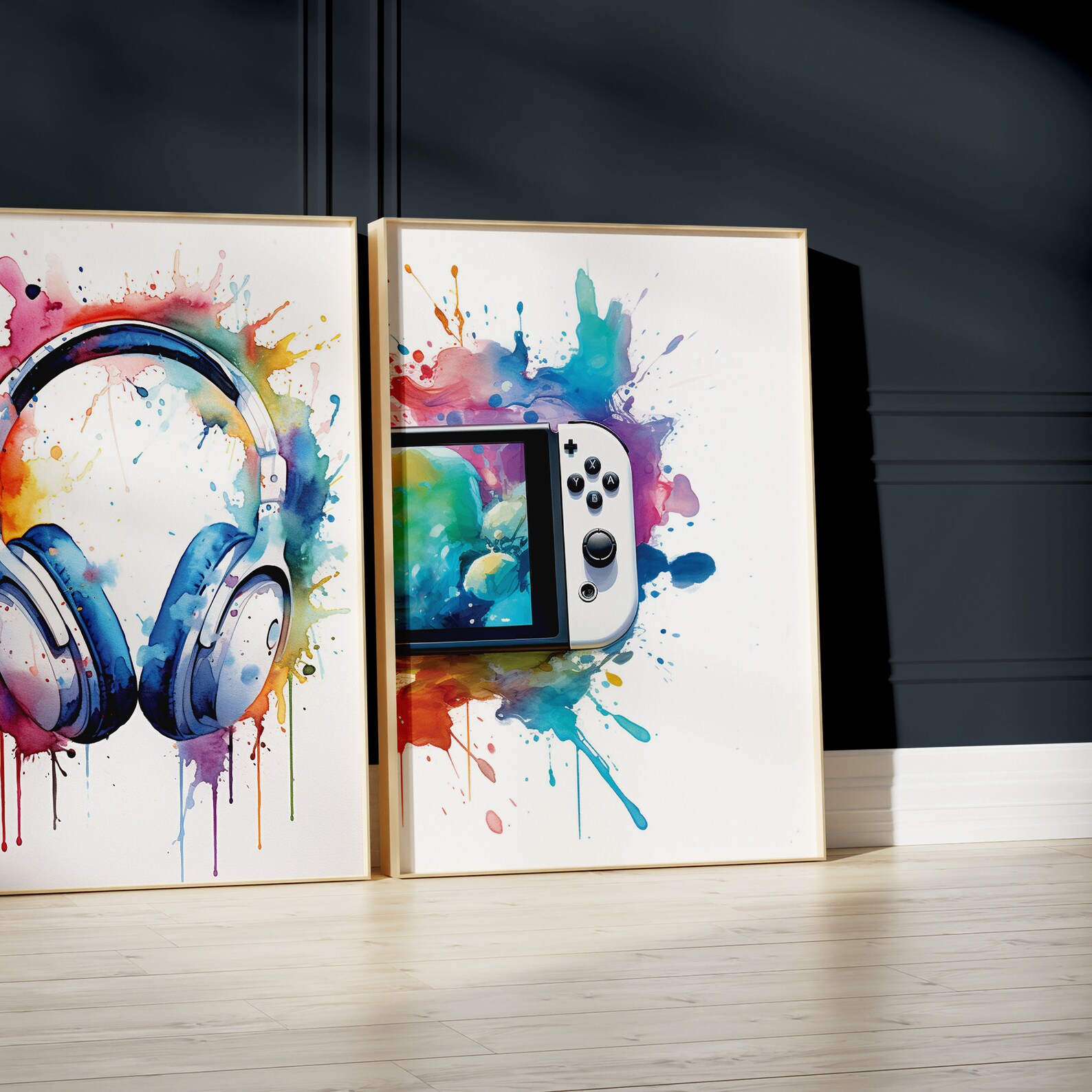 Video Game Prints, Gaming Prints, Gaming Poster, Gaming Wall Art Set of ...
