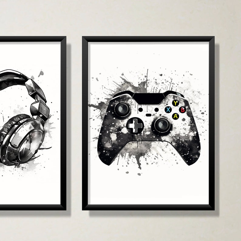 Gaming Print Gaming Poster Set Gaming Wall Art Set of 3 - Etsy