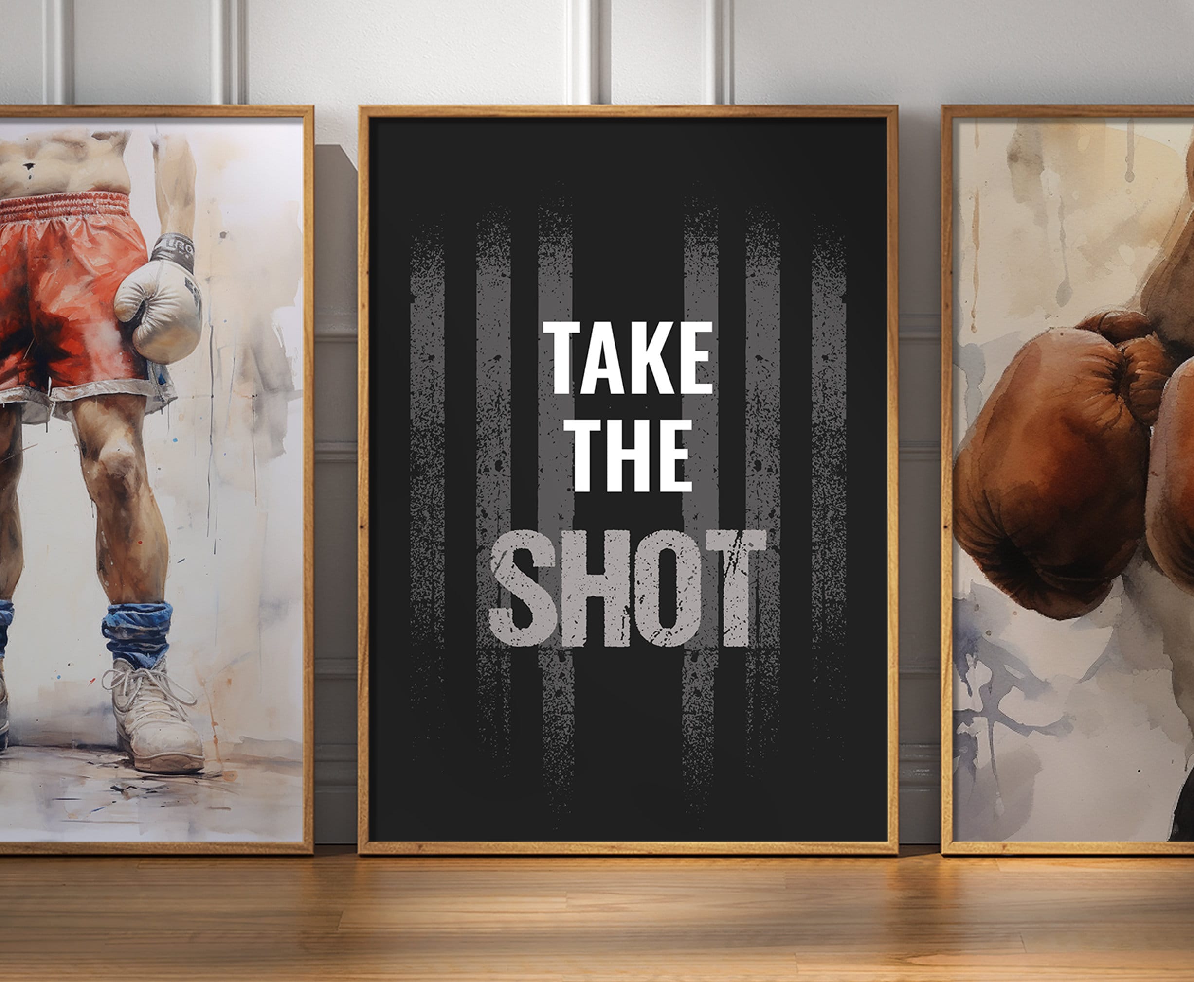 Boxing Posters, Boxing Print Set of 3, Boxing Wall Art, Digital ...