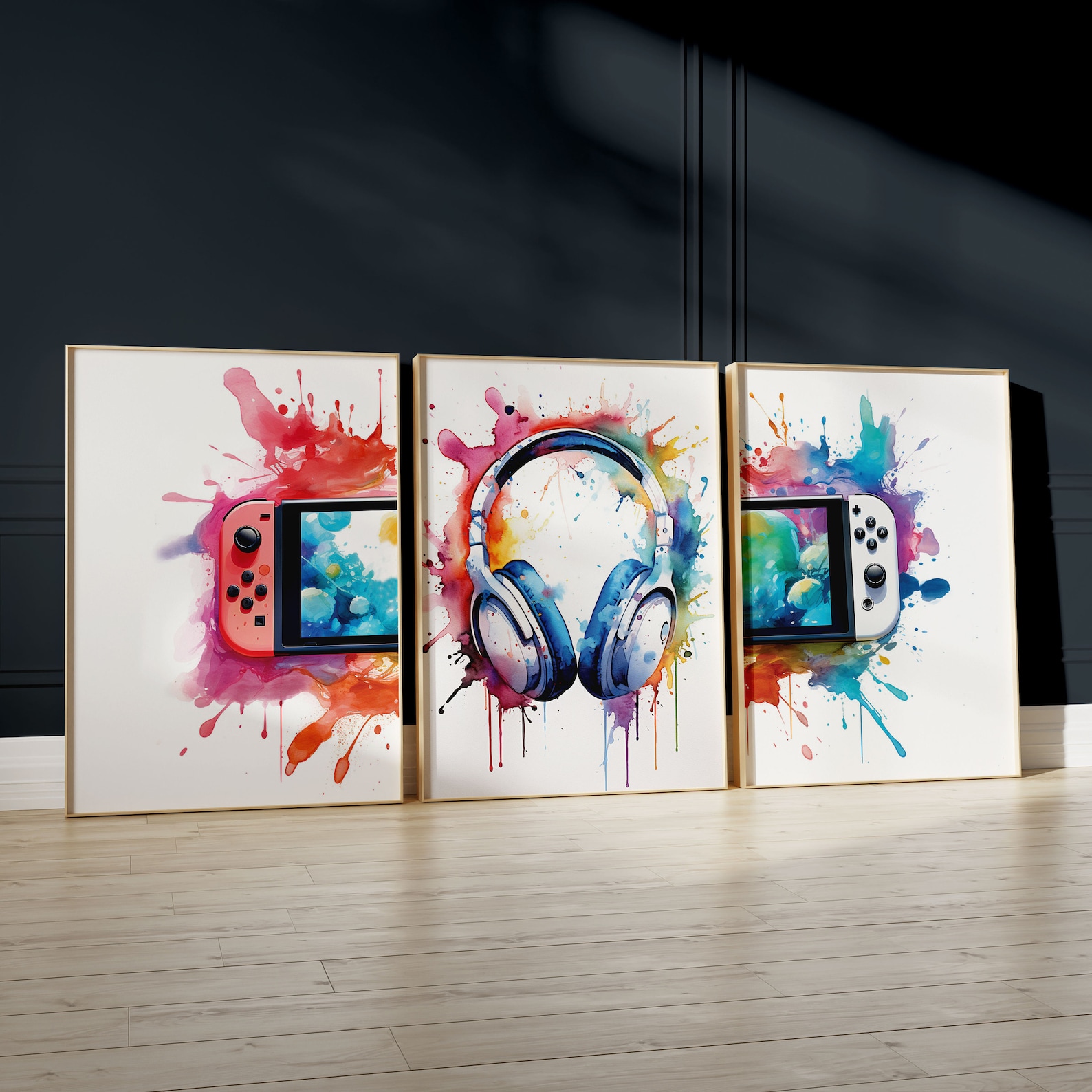 Video Game Prints, Gaming Prints, Gaming Poster, Gaming Wall Art Set of ...