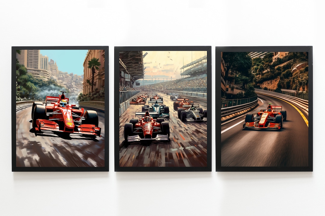 Formula One Grand Prix Wall Art - Pack of 3 Digital Download - Racing ...