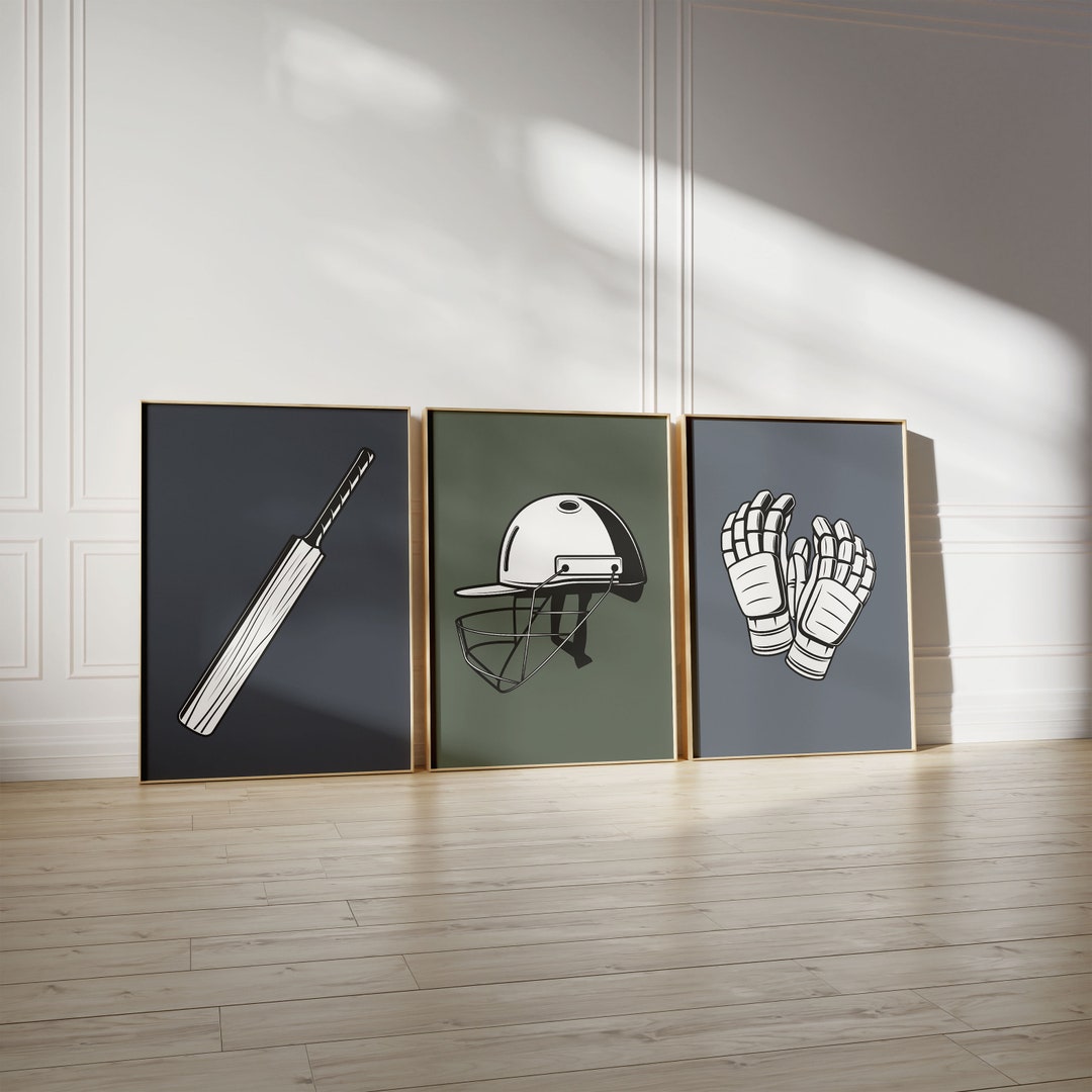 Cricket Poster, Cricket Wall Art, Boys Bedroom Decor, Cricket Gifts ...