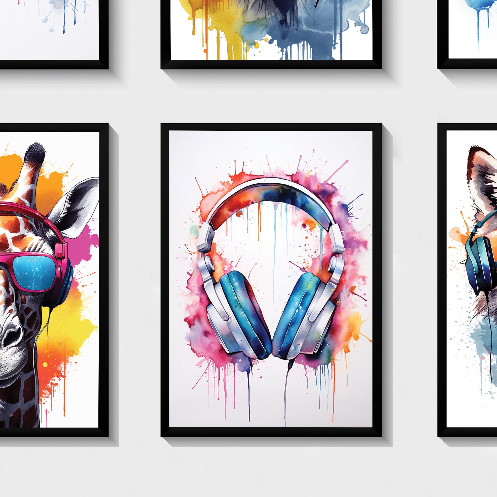 Gaming Prints, Gaming Poster, Gaming Wall Art Set of 6, Gaming Room ...