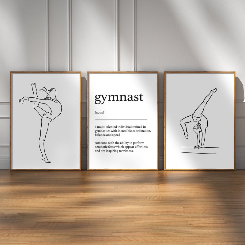 Gymnastics Poster - Etsy