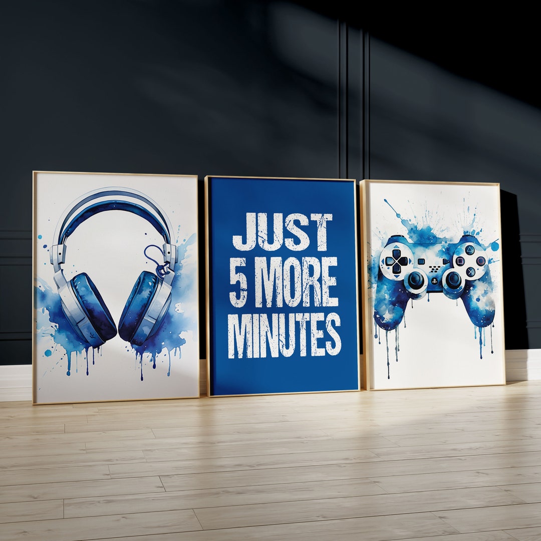 Gaming Poster for Boys Bedroom Games Room, Teen Room Print, Graffiti ...