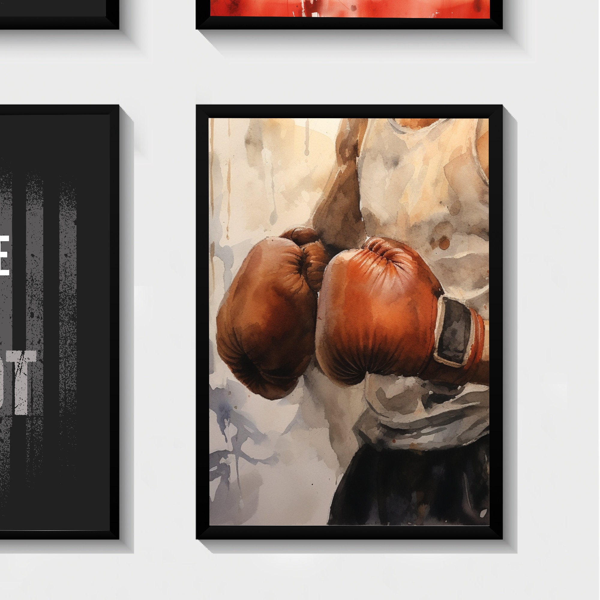 Boxing Prints Set of 6 Boxing Print Boxing Posters Teen - Etsy
