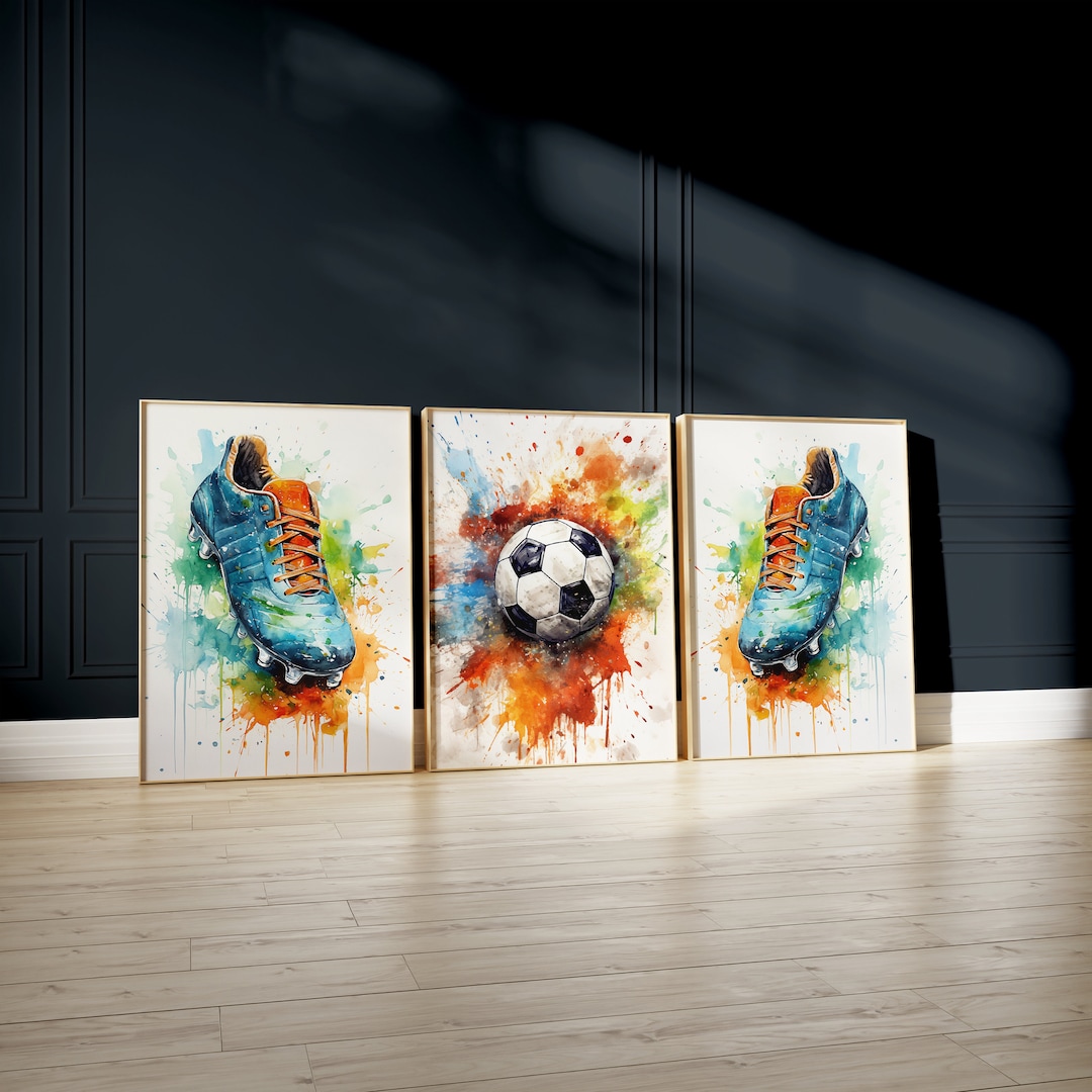 Football Prints, Football Wall Art, Boys Bedroom Decor, Teen Room Decor ...