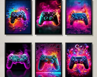 Gaming Wall Art Printable Video Game Poster Gaming Room Decor Gamer ...
