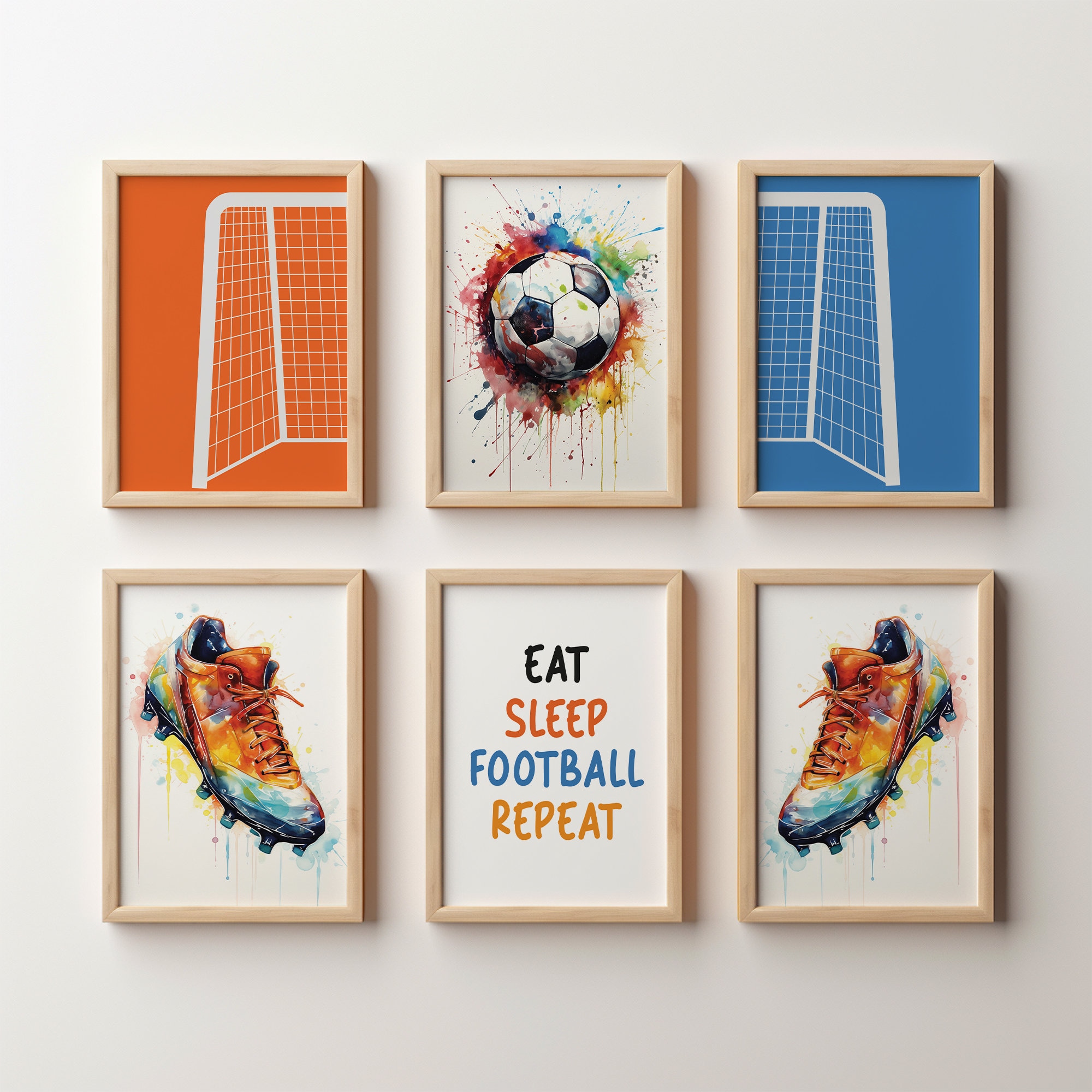 Teen Boy Room Decor Set, Printable Wall Art Set, Nursery Wall Art, Big ...