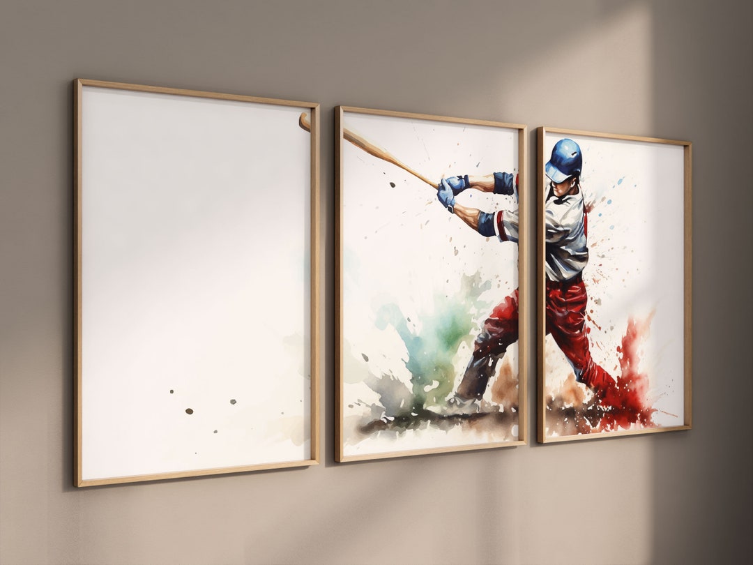 Baseball Prints, Digital Download, Baseball Posters, Gift for Boys ...