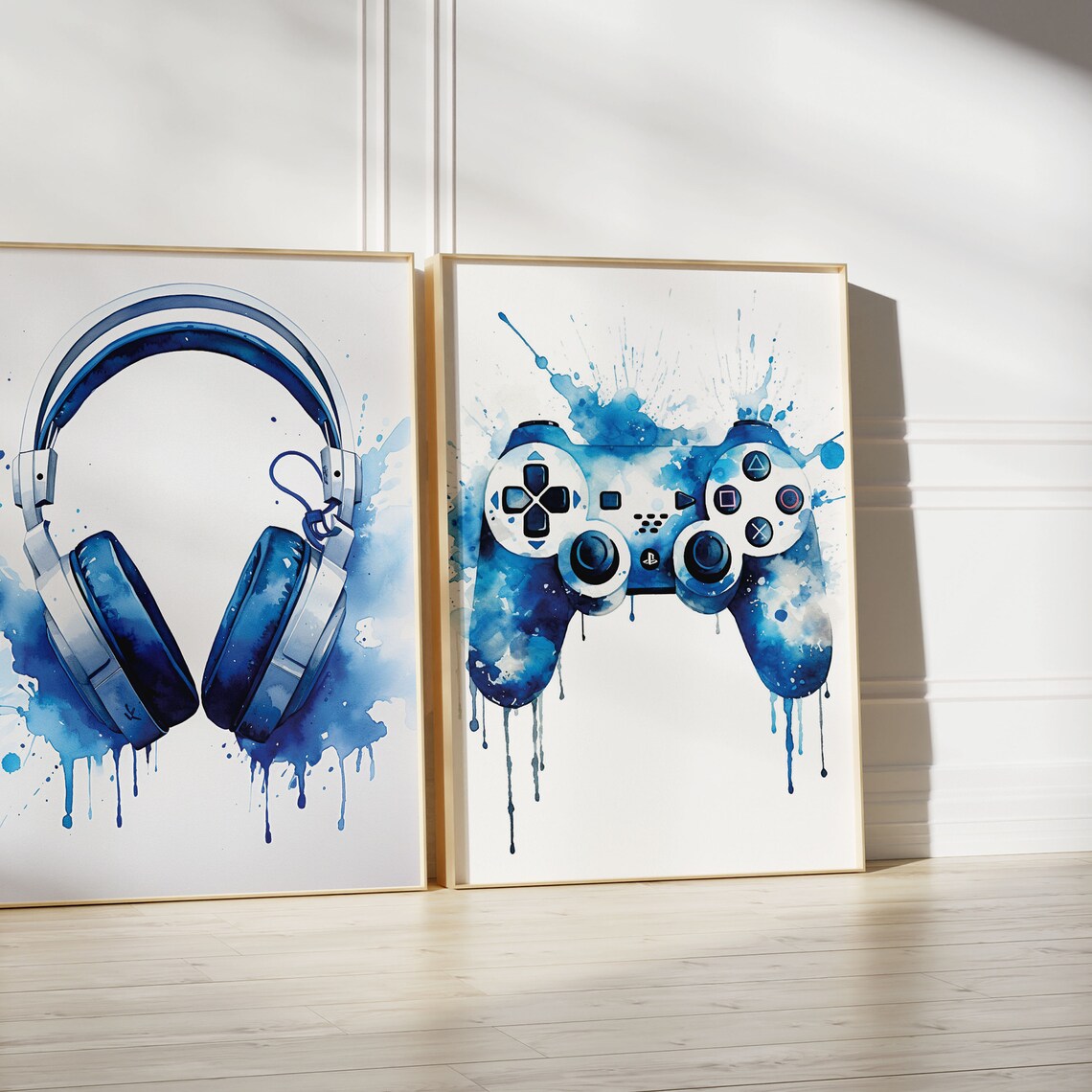 Gaming Prints, Gaming Poster, Gaming Wall Art Set of 3, Gaming Room ...