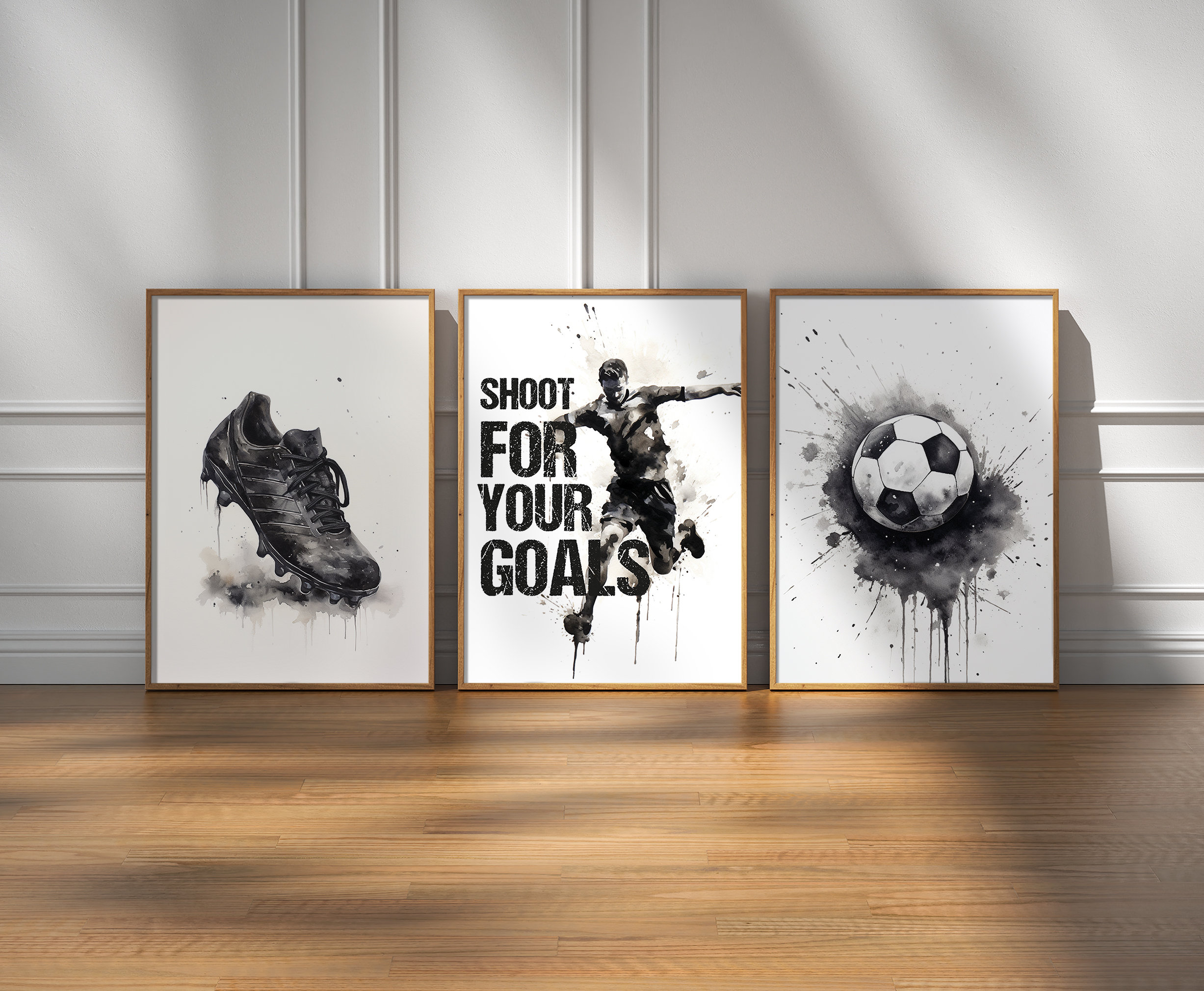 Football Wall Art Prints, Football Poster, Boys Bedroom Decor, Teen ...