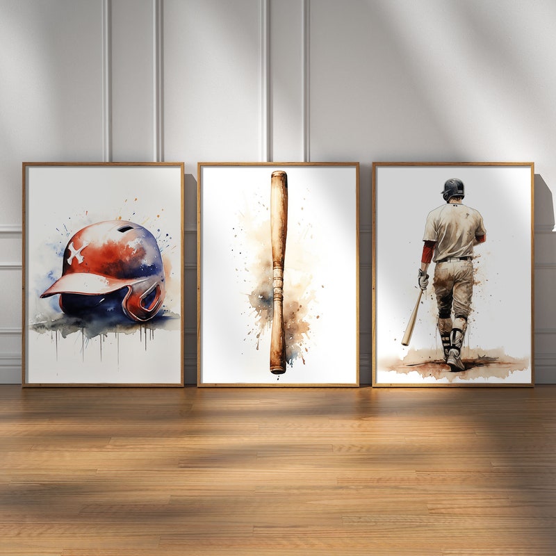 Baseball Wall Art - Etsy