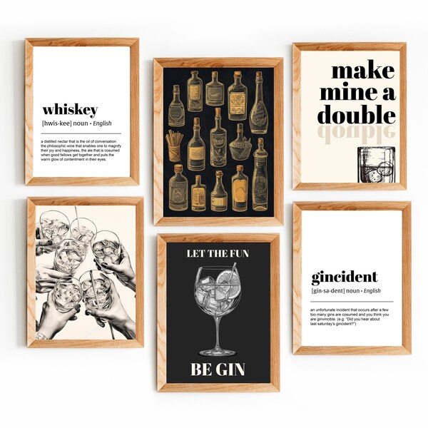 Bar Art - Etsy