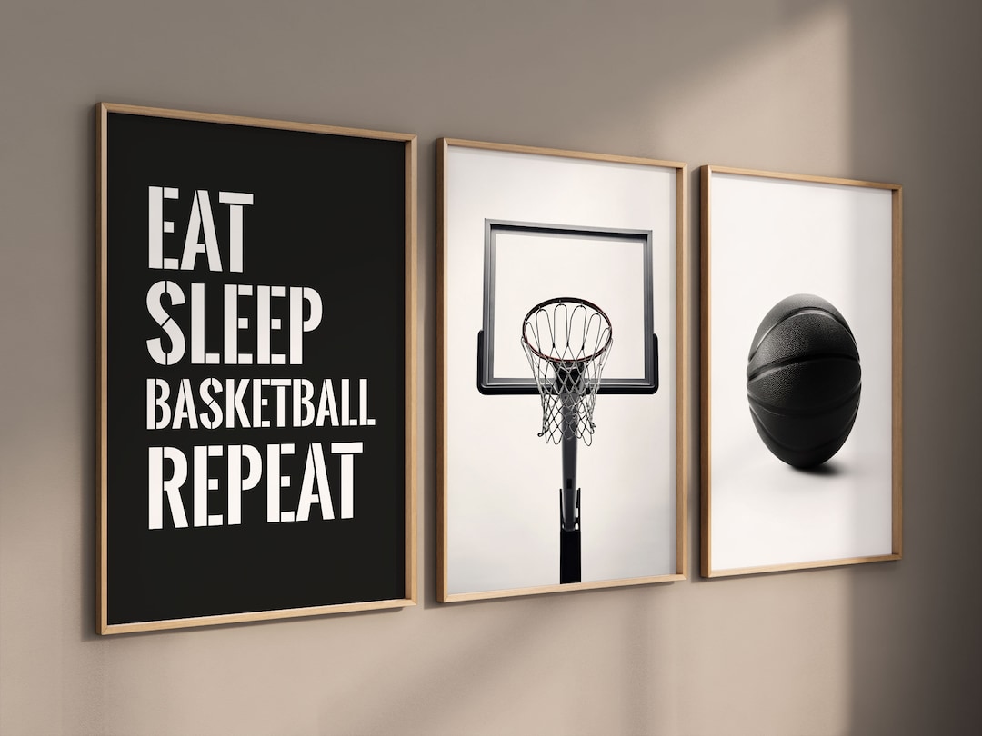 Basketball Prints, Basketball Poster, Boys Bedroom Decor, Gift for Boys ...