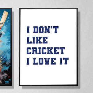 Set of 3 Cricket Wall Art, Cricket Prints, Cricket Graffiti Art, A3 ...