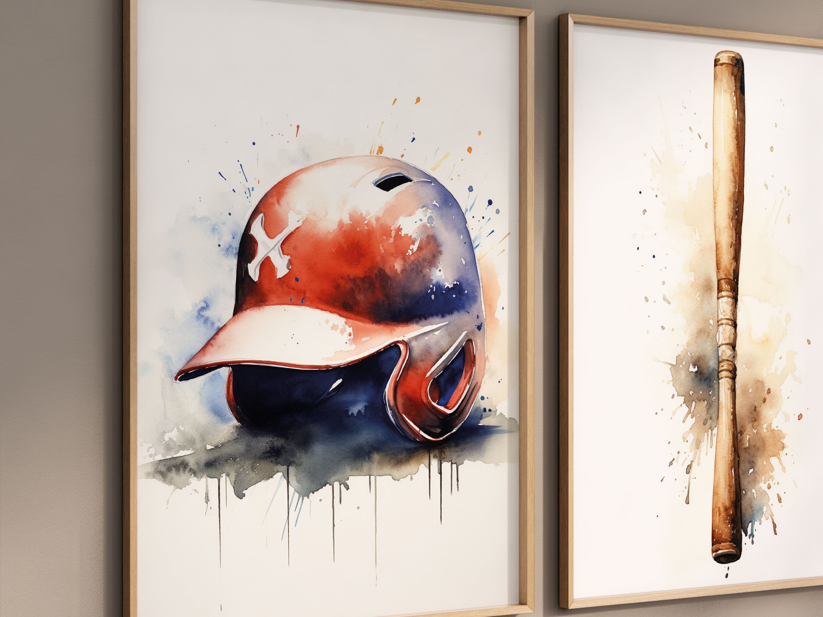 Baseball Prints Set of 3 Baseball Poster Gift for Boys - Etsy