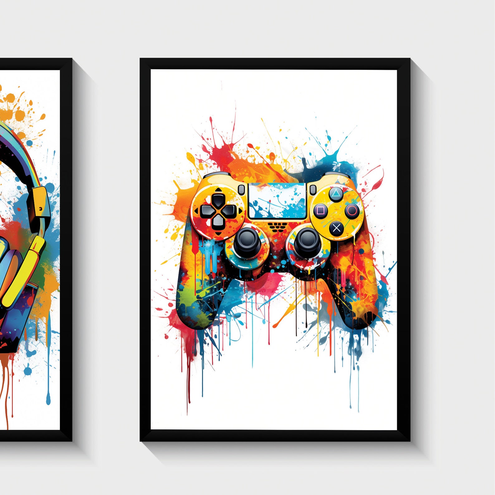 Set of 3 Gaming Prints, Gaming Poster, Gaming Wall Art, Gaming Room ...