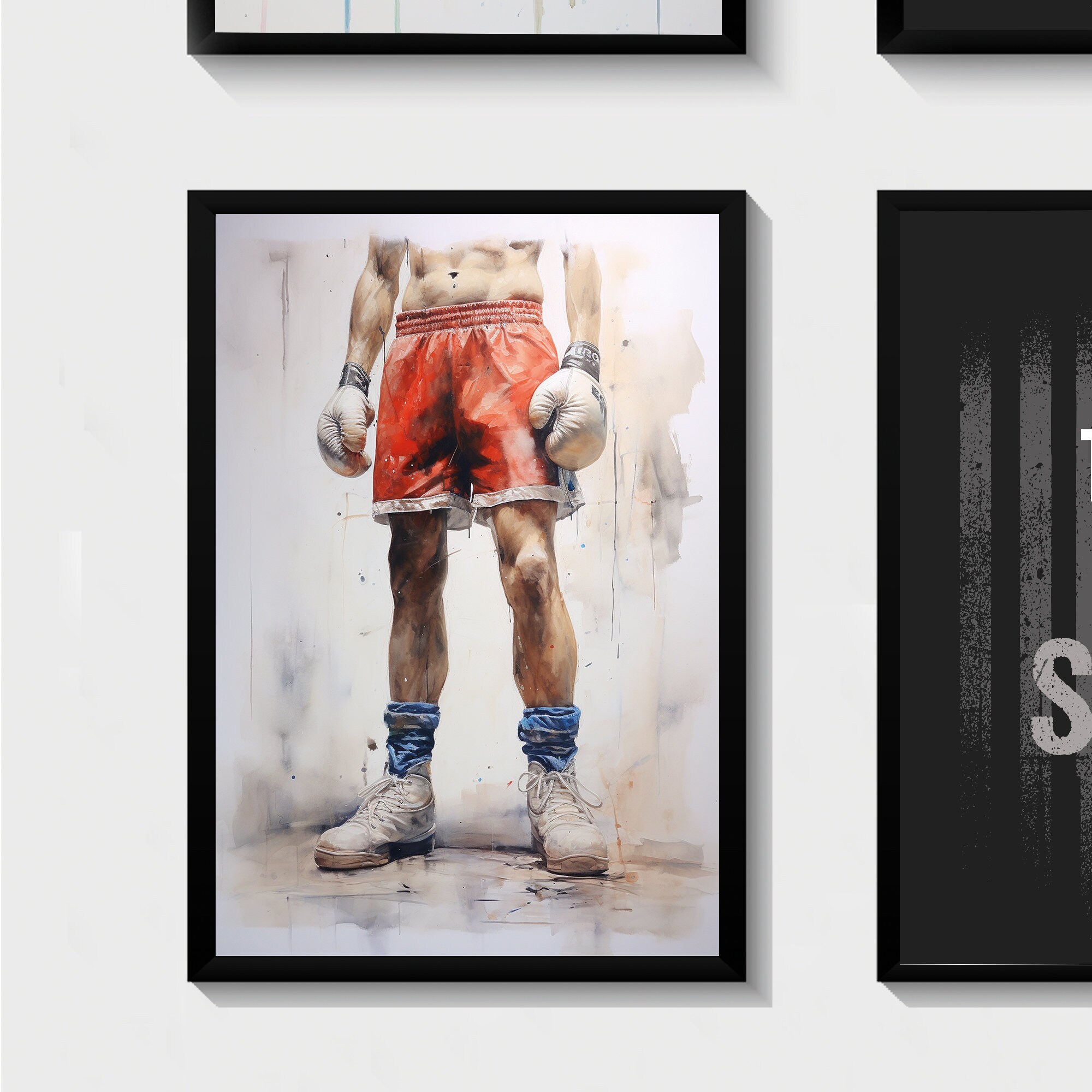 Boxing Prints Set of 6 Boxing Print Boxing Posters Teen - Etsy