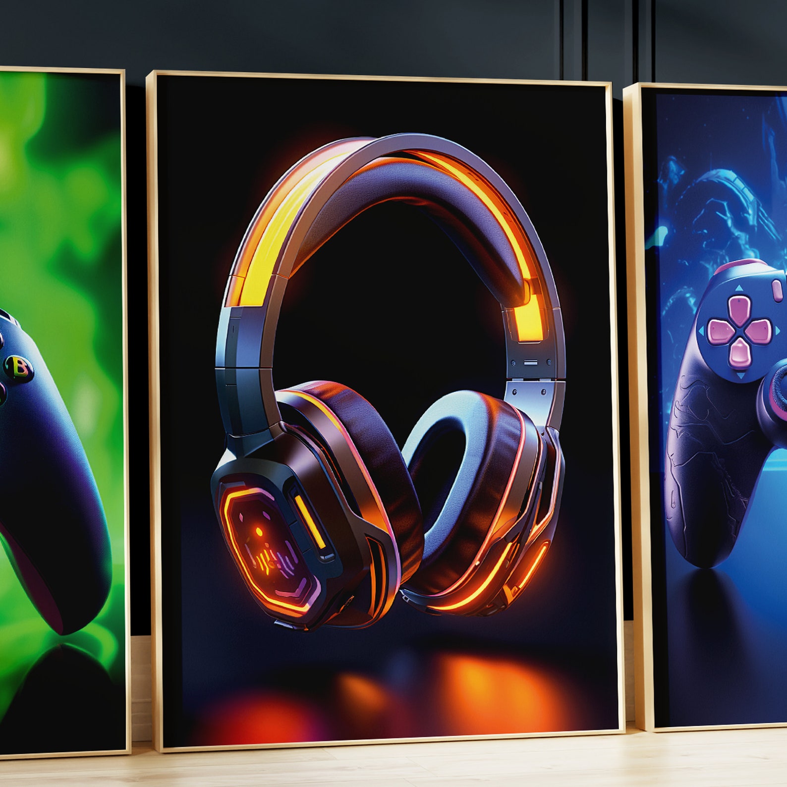 Gaming A3 Prints, Gamer Posters, Gaming Wall Art, Digital Download Set ...