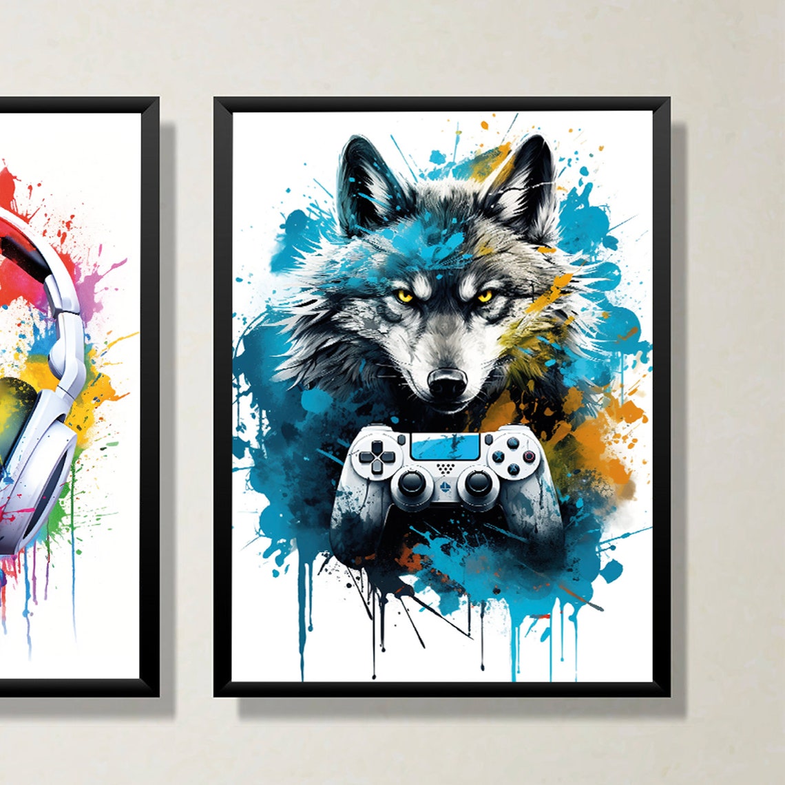 Gaming Prints, A4 Gaming Posters, Gaming Wall Art, Set of 3 Digital Art ...