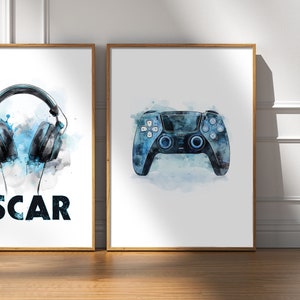 Personalised Gaming Prints, Games Poster, Gaming Room Decor, Gaming ...