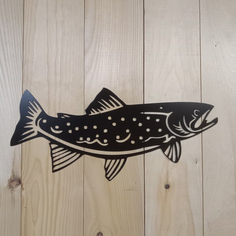 Metal Fish Yard Art - Etsy