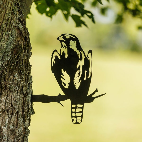 Metal Hawk Wall Art - Etsy