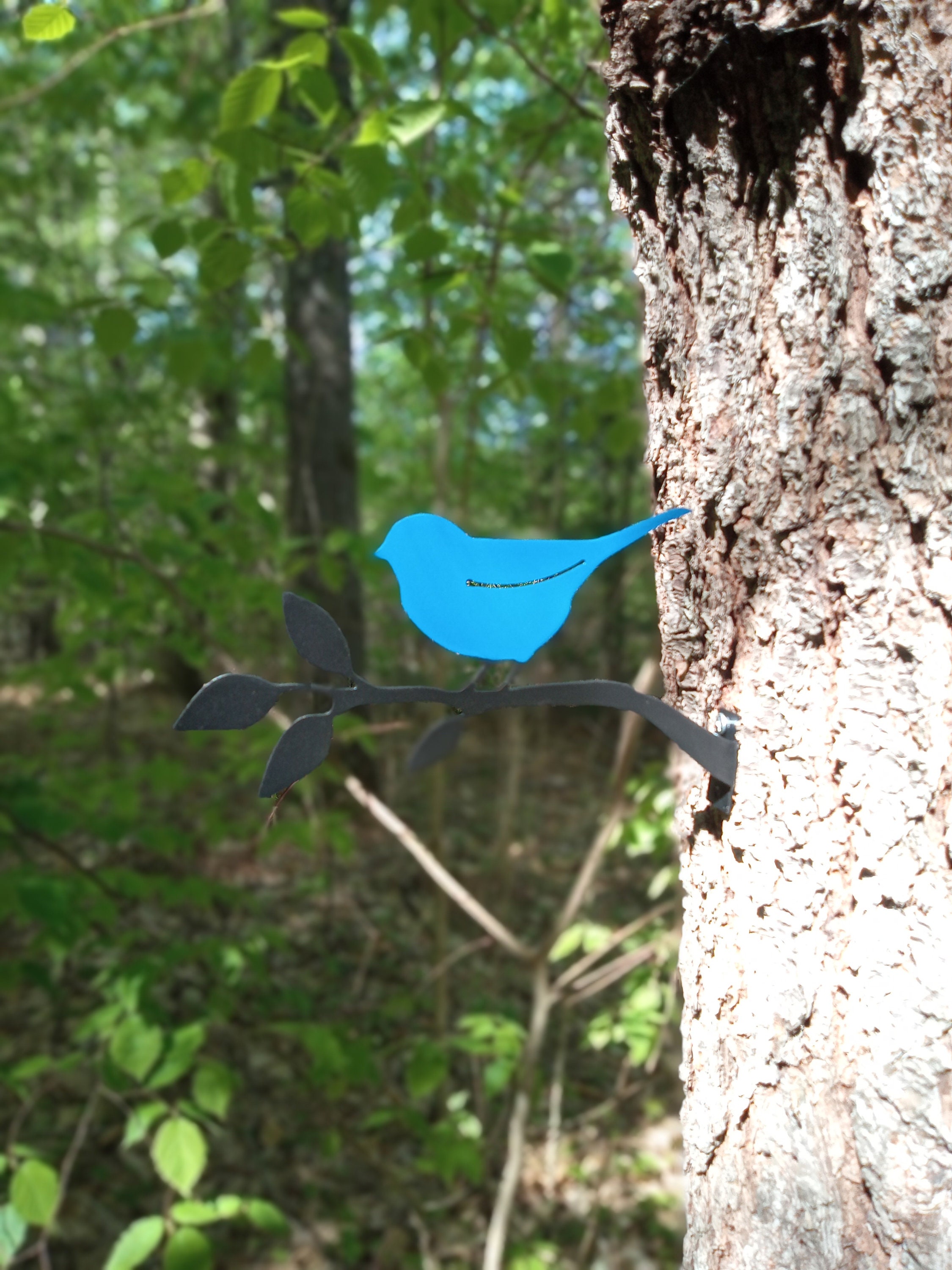 Metal Blue Bird - Etsy