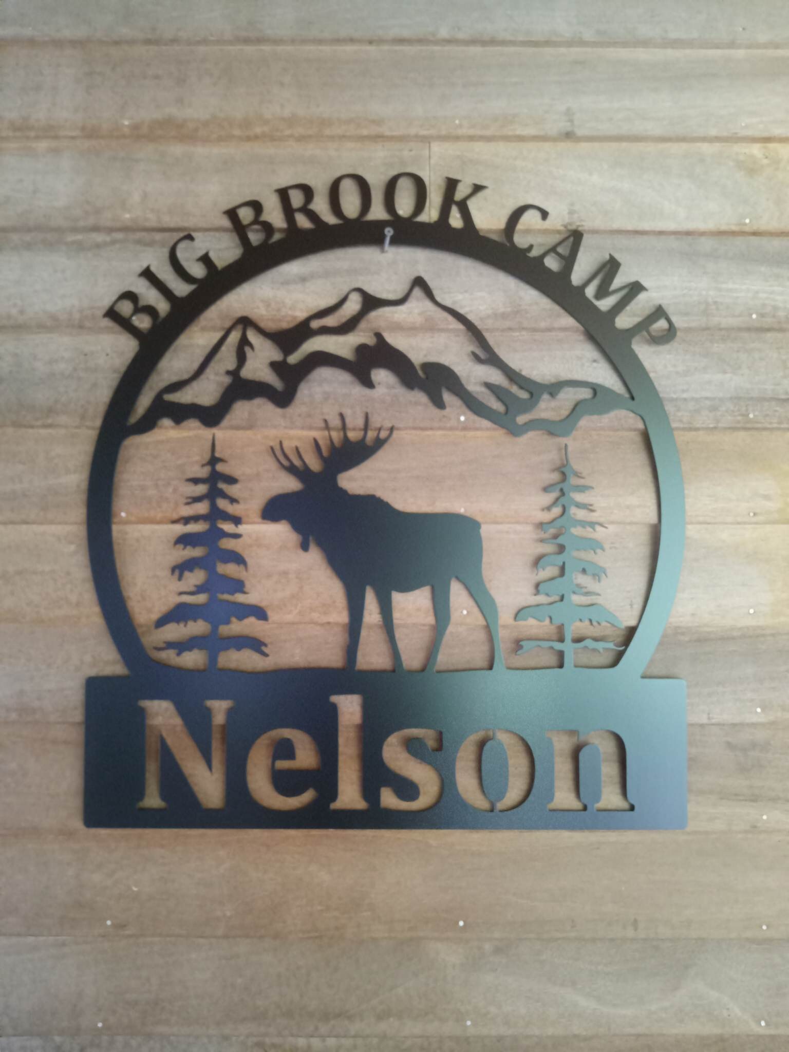 Personalized Moose Sign - Etsy