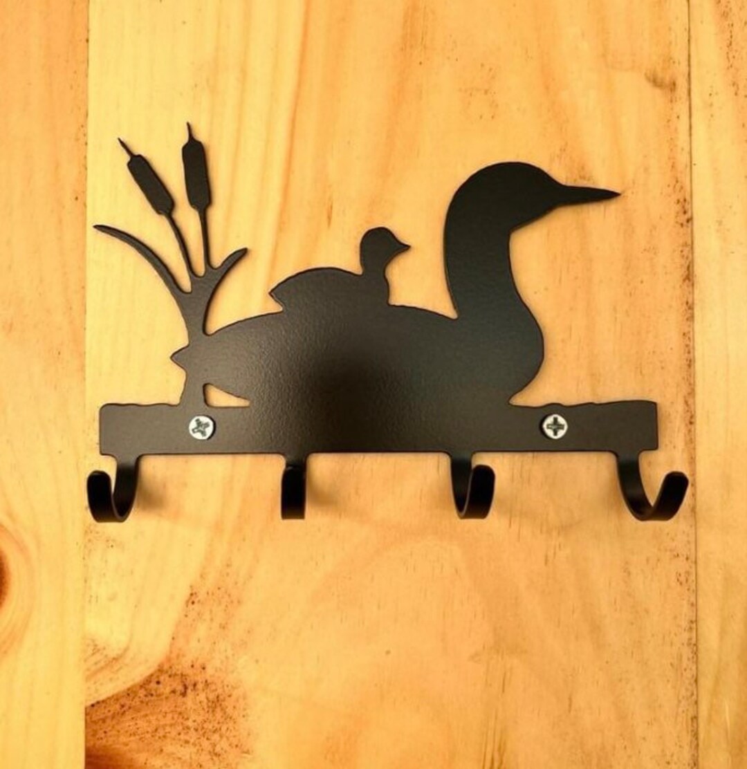 Metal Loon Key Rack - Etsy