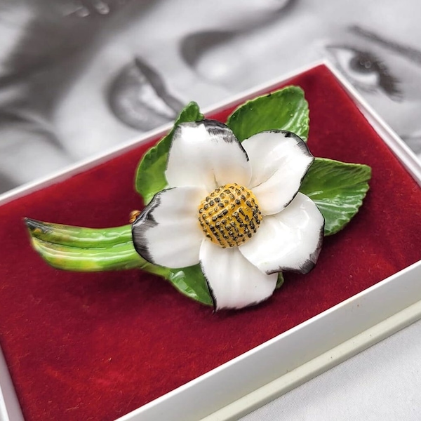 Porcelain Brooch - Etsy