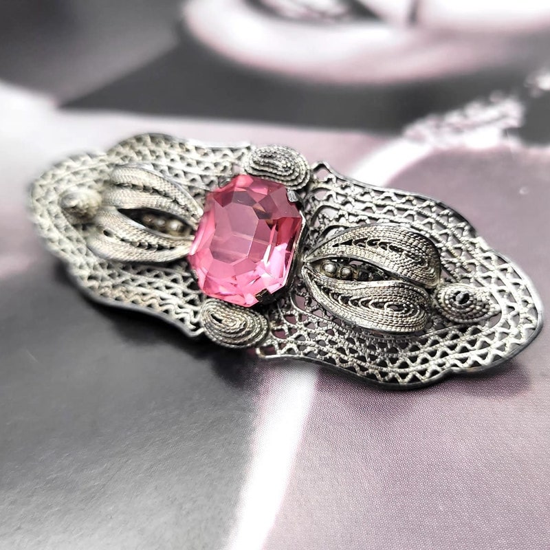 Filigree Brooch - Etsy