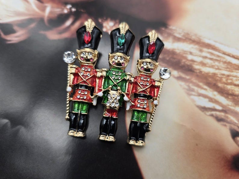 Christmas Nutcracker Brooch, Christmas Pin, Christmas Gift, Our Cracker ...