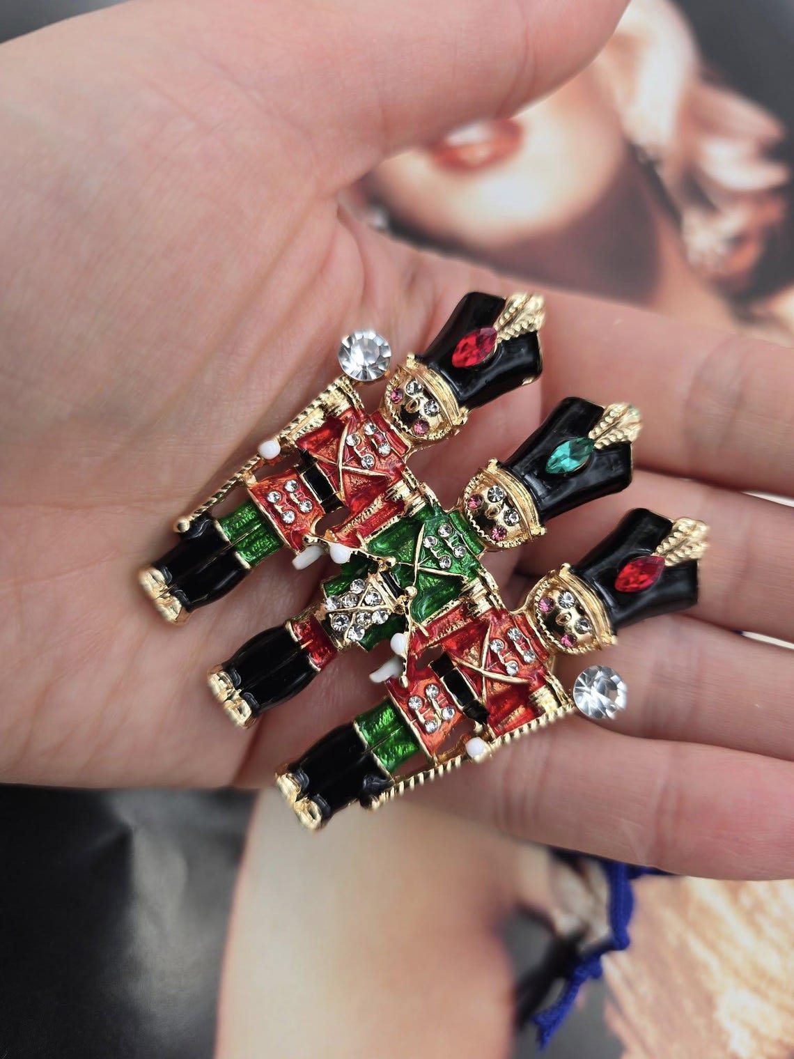 Christmas Nutcracker Brooch, Christmas Pin, Christmas Gift, Our Cracker ...
