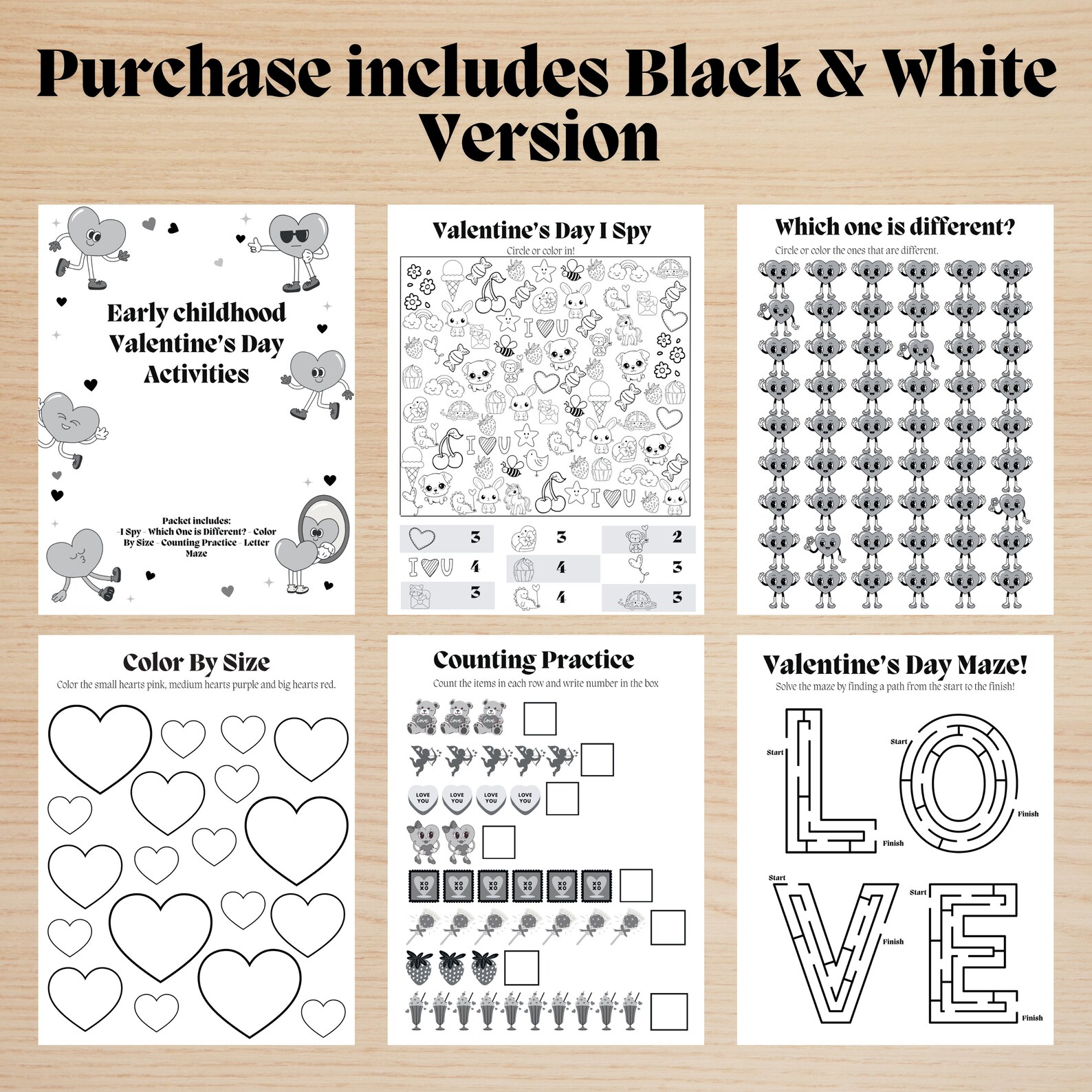 Valentine's Day Classroom Activity Bundle | Printable PDF Packets ...