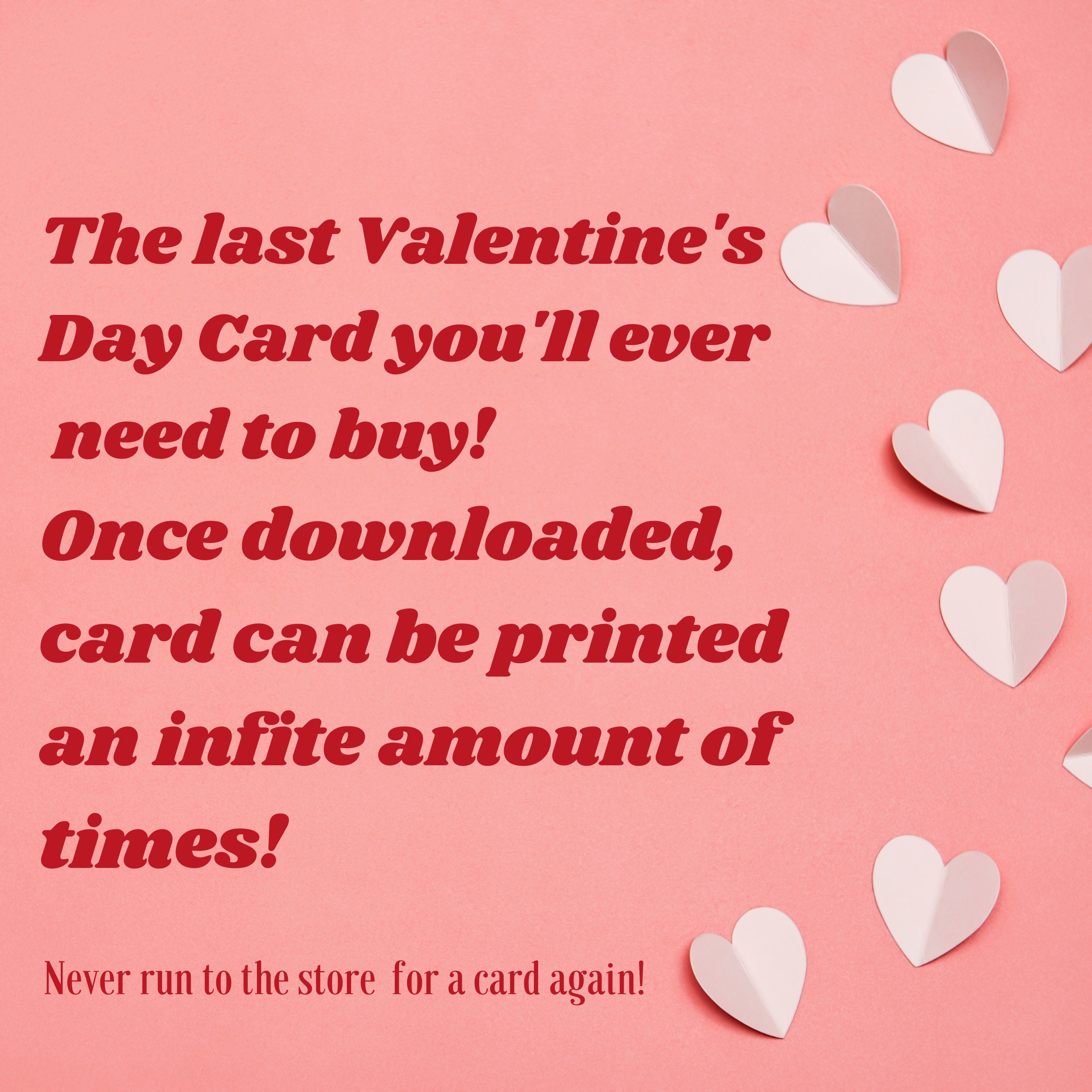 Bad Bunny Printable Valentine's Day Card Digital Download, Instant Card ...