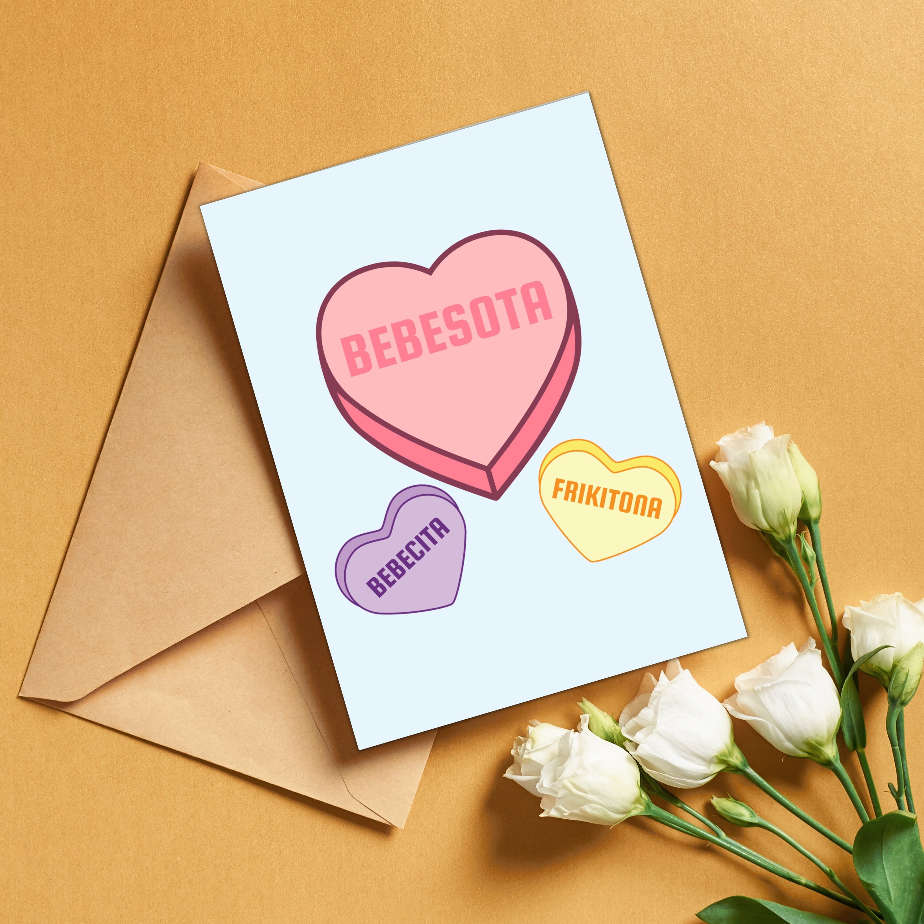 Bad Bunny Printable Valentine's Day Card Digital Download, Instant Card ...