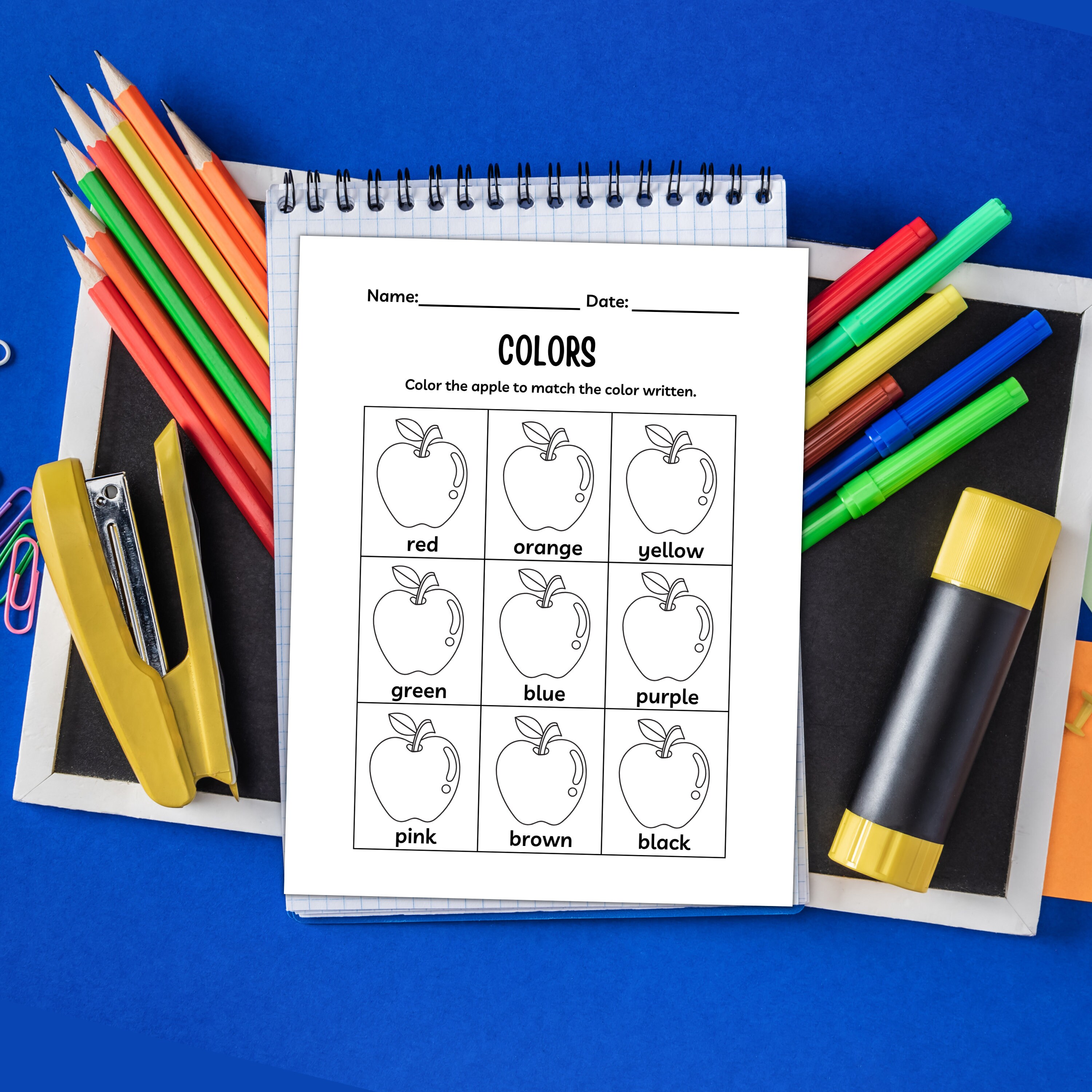 Printable Children's Activity Pack 18 Pages Digital Download Coloring ...