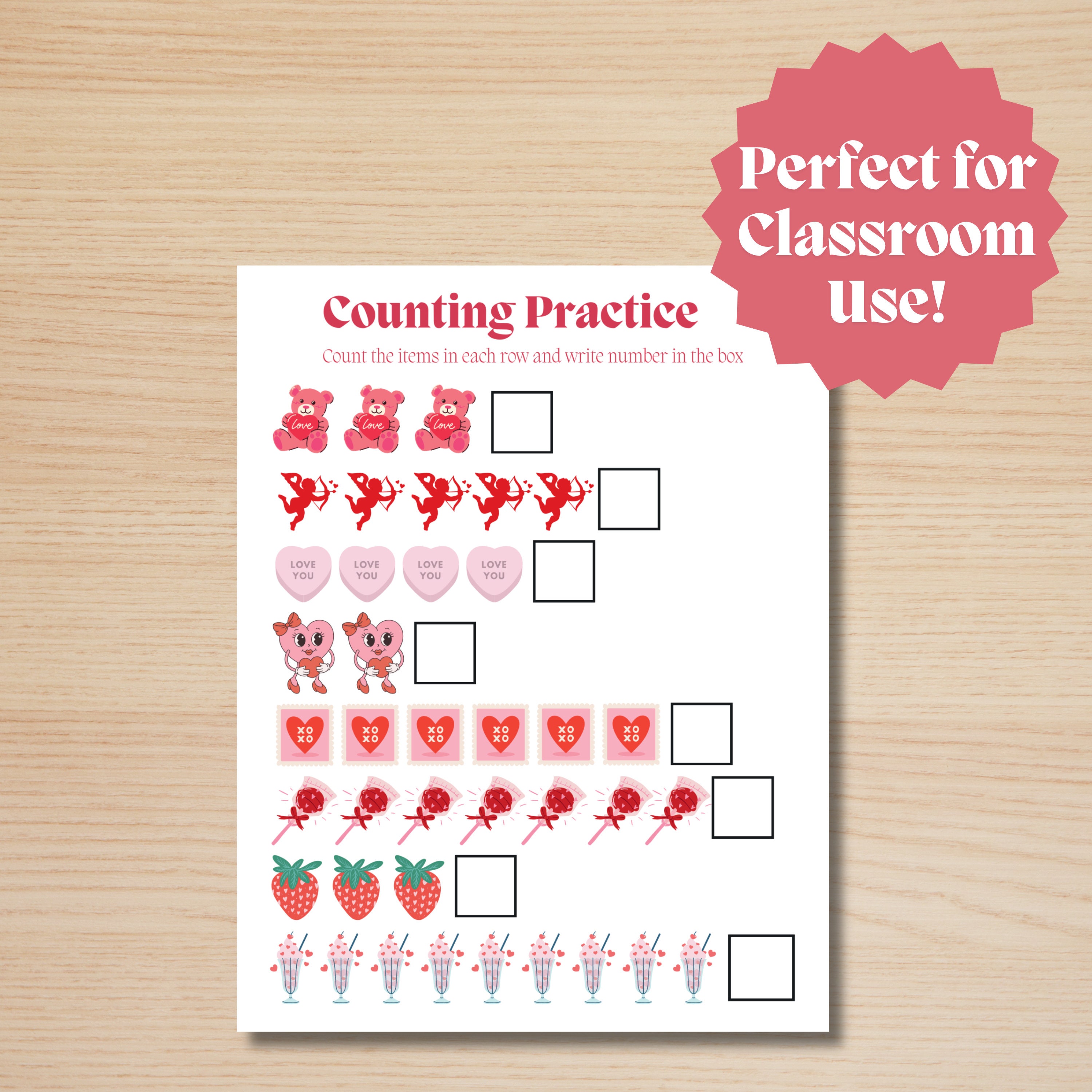Valentine's Day Classroom Activity Bundle Printable PDF Packets Instant ...
