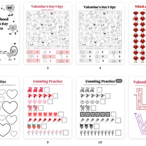 Valentine's Day Classroom Activity Bundle | Printable PDF Packets ...