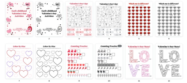 Valentine's Day Classroom Activity Bundle | Printable PDF Packets ...