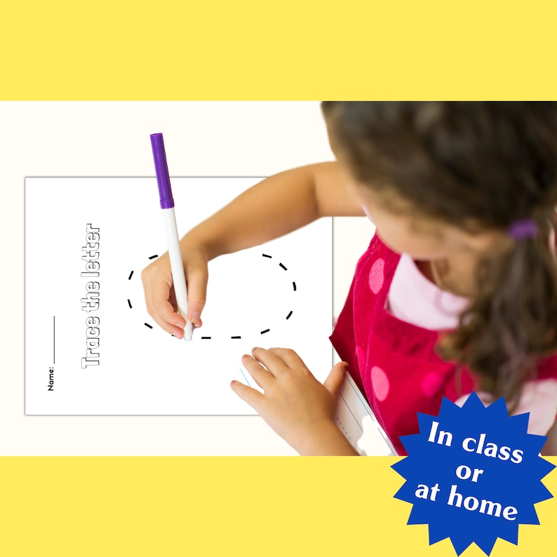 Printable Alphabet Tracing Sheets 26 Digital Download - Etsy