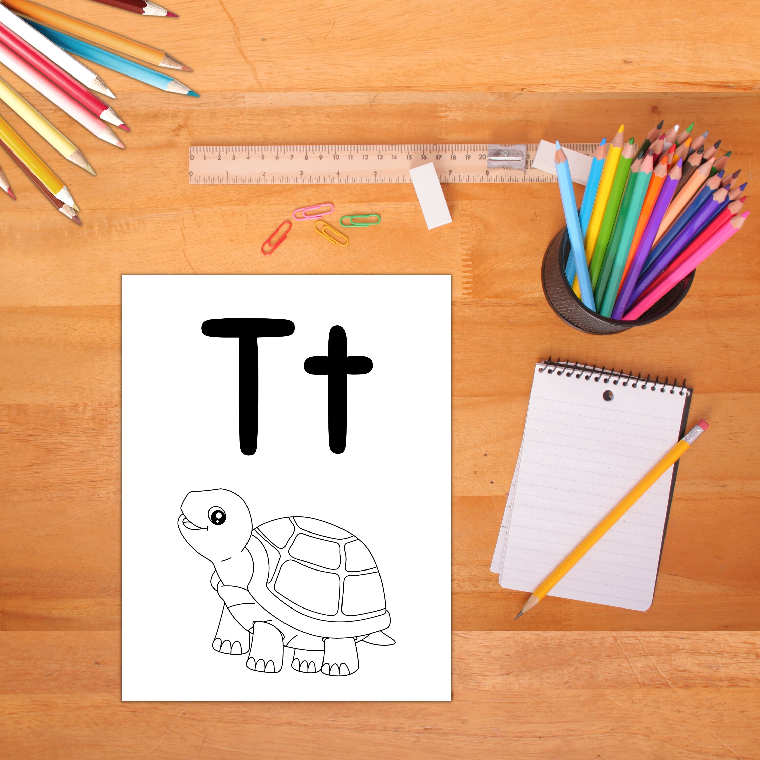 Printable Alphabet Animal Coloring Sheets 26 Digital Download Coloring ...