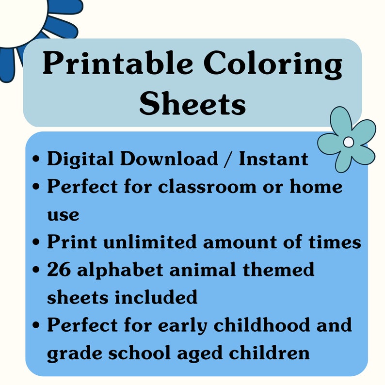 Printable Alphabet Animal Coloring Sheets 26 Digital Download Coloring ...