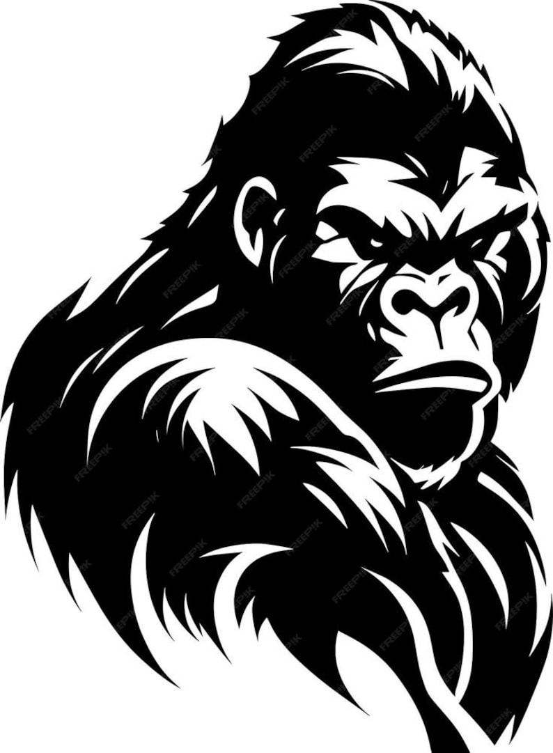Gorilla SVG - Etsy