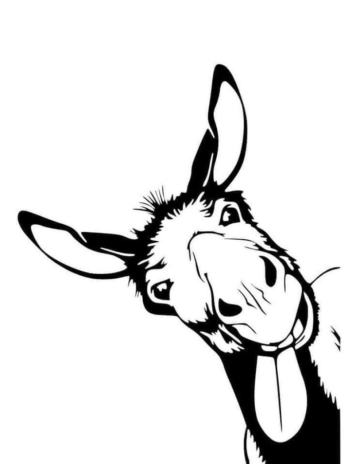 Donkey SVG - Etsy